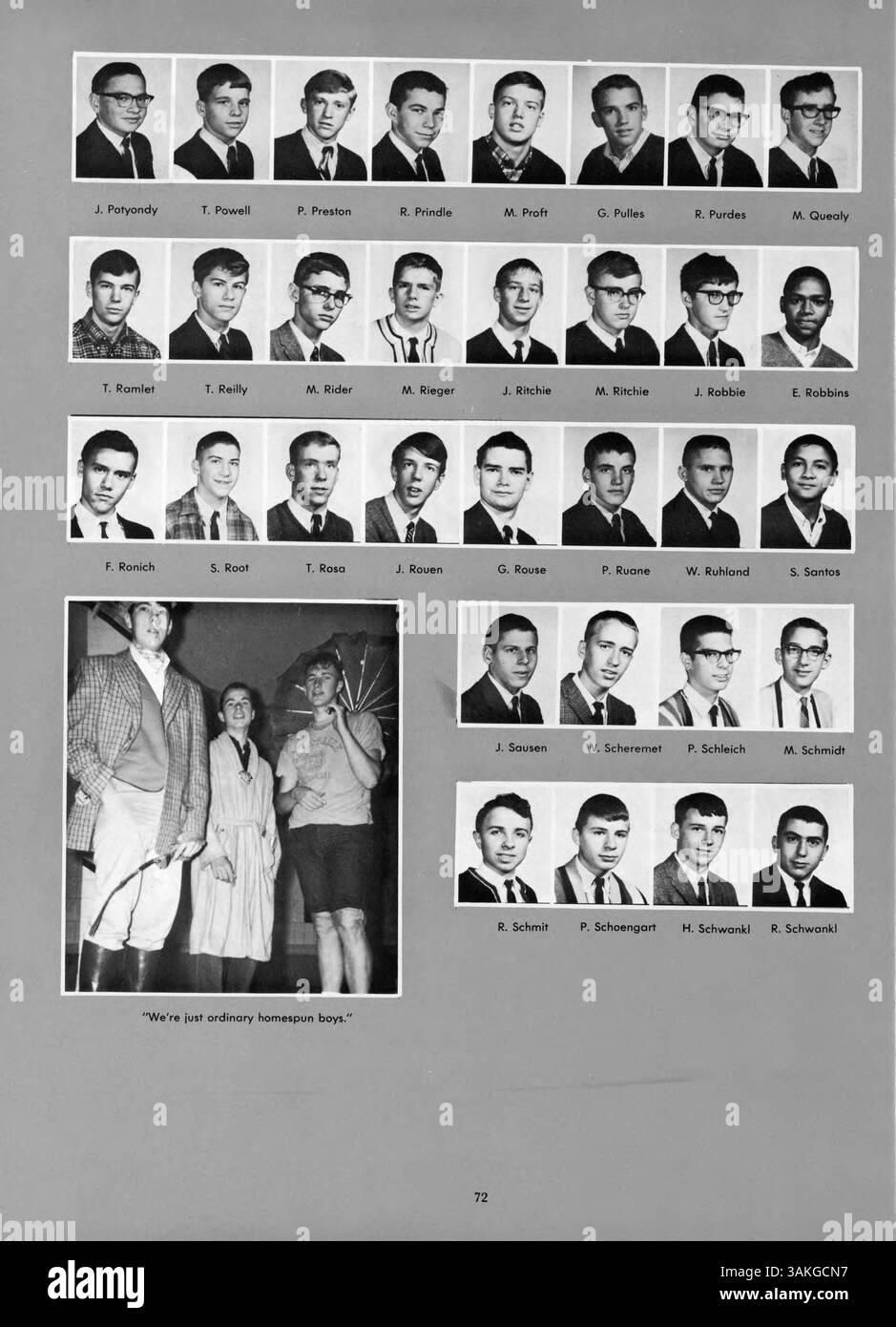 The 1965 'Delta' yearbook from De La Salle High School reflects on the students, teachers, clubs ...