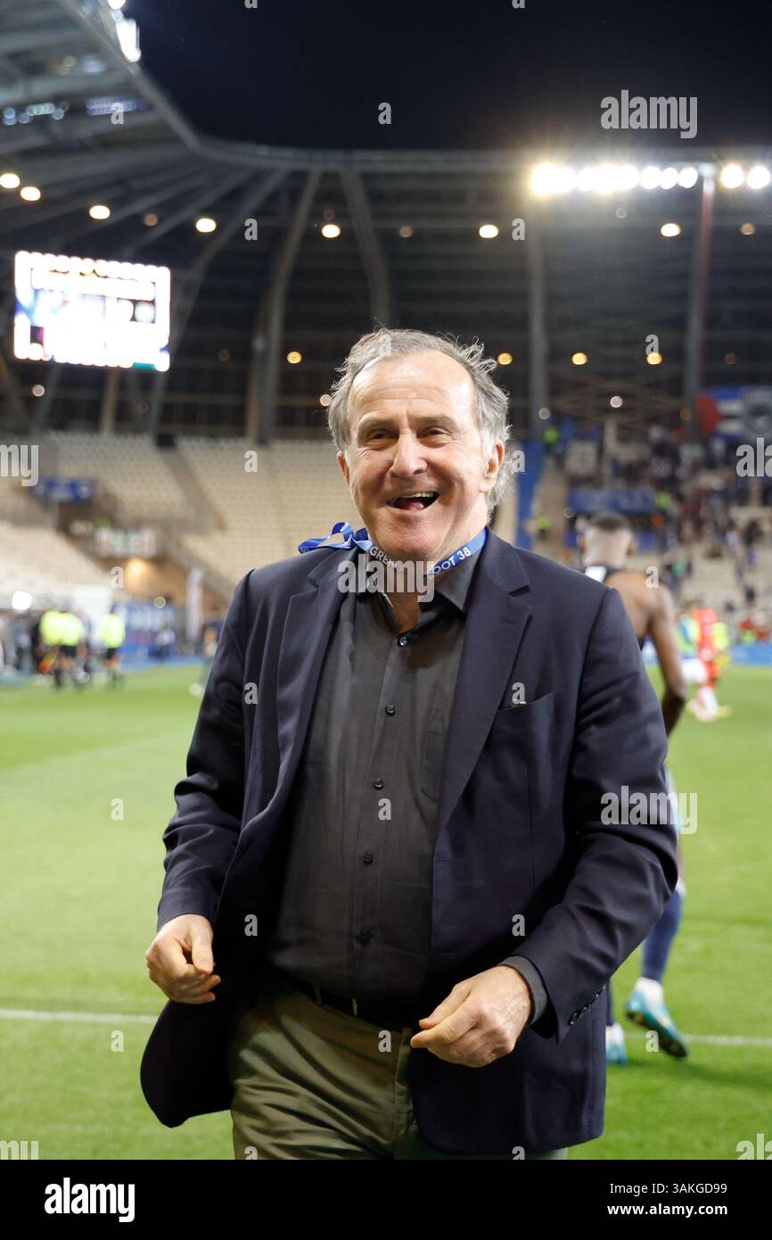 Pierre FERRACCI (President Paris Fc PFC) during the Ligue 2 BKT match ...