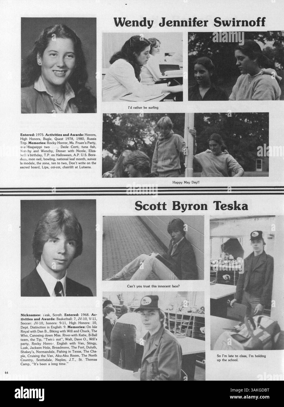 The 1980-1981 Breck Yearbook captures moments from academic, social ...