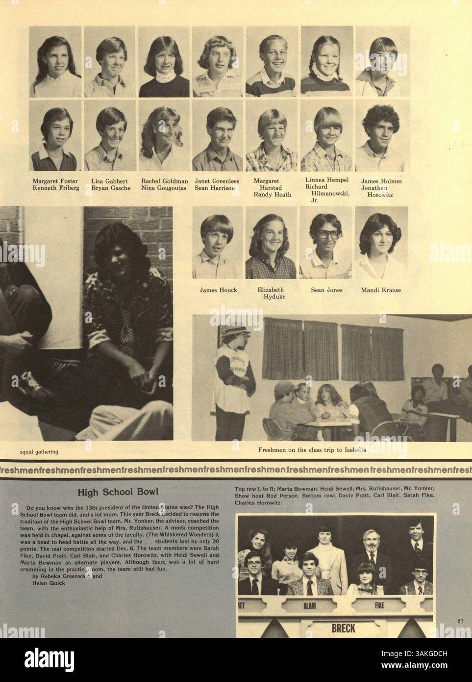 The 1981 Breck Yearbook commemorates the school's year, focusing on ...