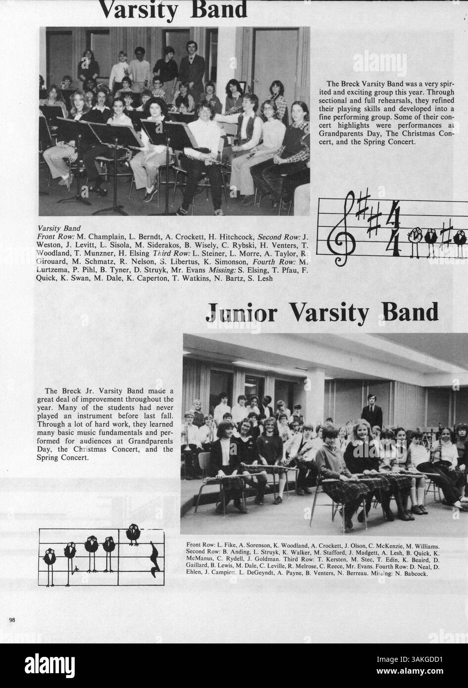 The 1981 'Breck Mustang' yearbook highlights the students, teachers ...