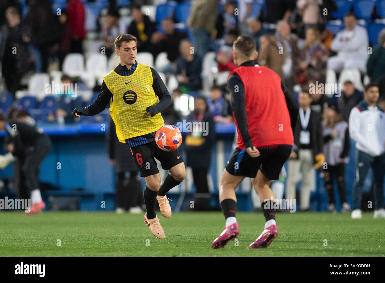 Spanish La Liga EA Sports soccer match Leganes vs FC Barcelona at ...