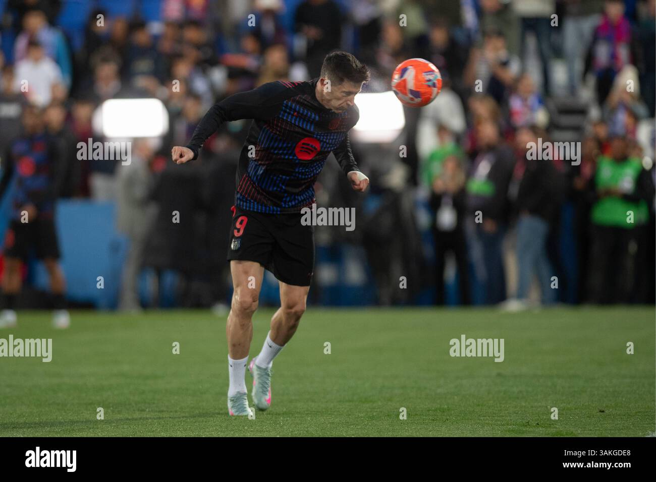 Spanish La Liga EA Sports soccer match Leganes vs FC Barcelona at ...