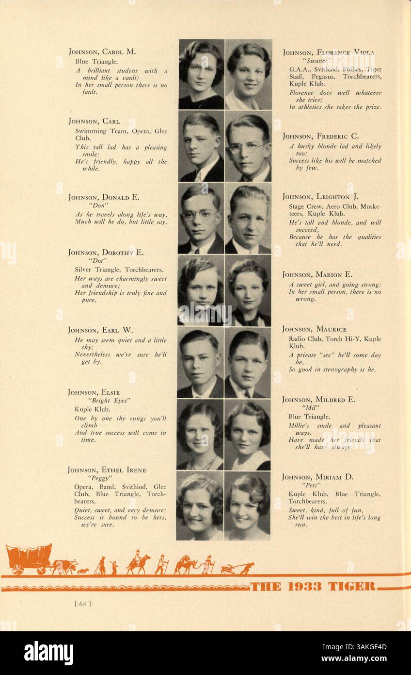 The 1933 edition of South High's yearbook documents the achievements ...