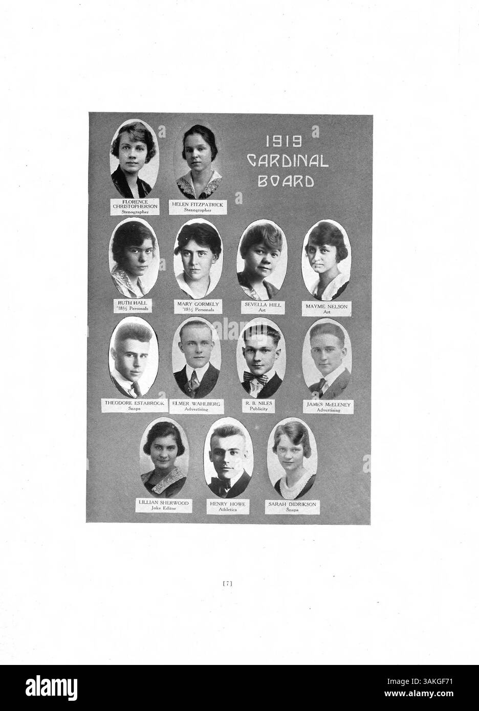 The 1919 'Cardinal' yearbook from East High School commemorates the key ...