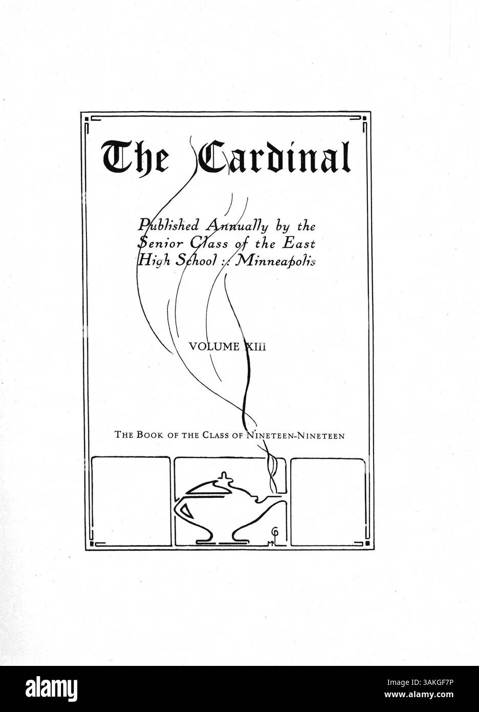 The 1919 edition of the 'Cardinal' yearbook from East High School ...