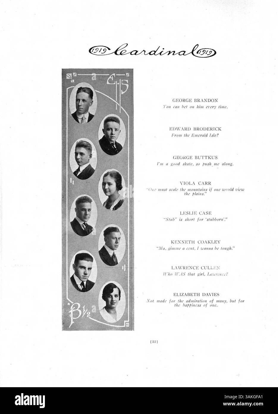 This high school yearbook from East High School in 1919, titled 'The ...
