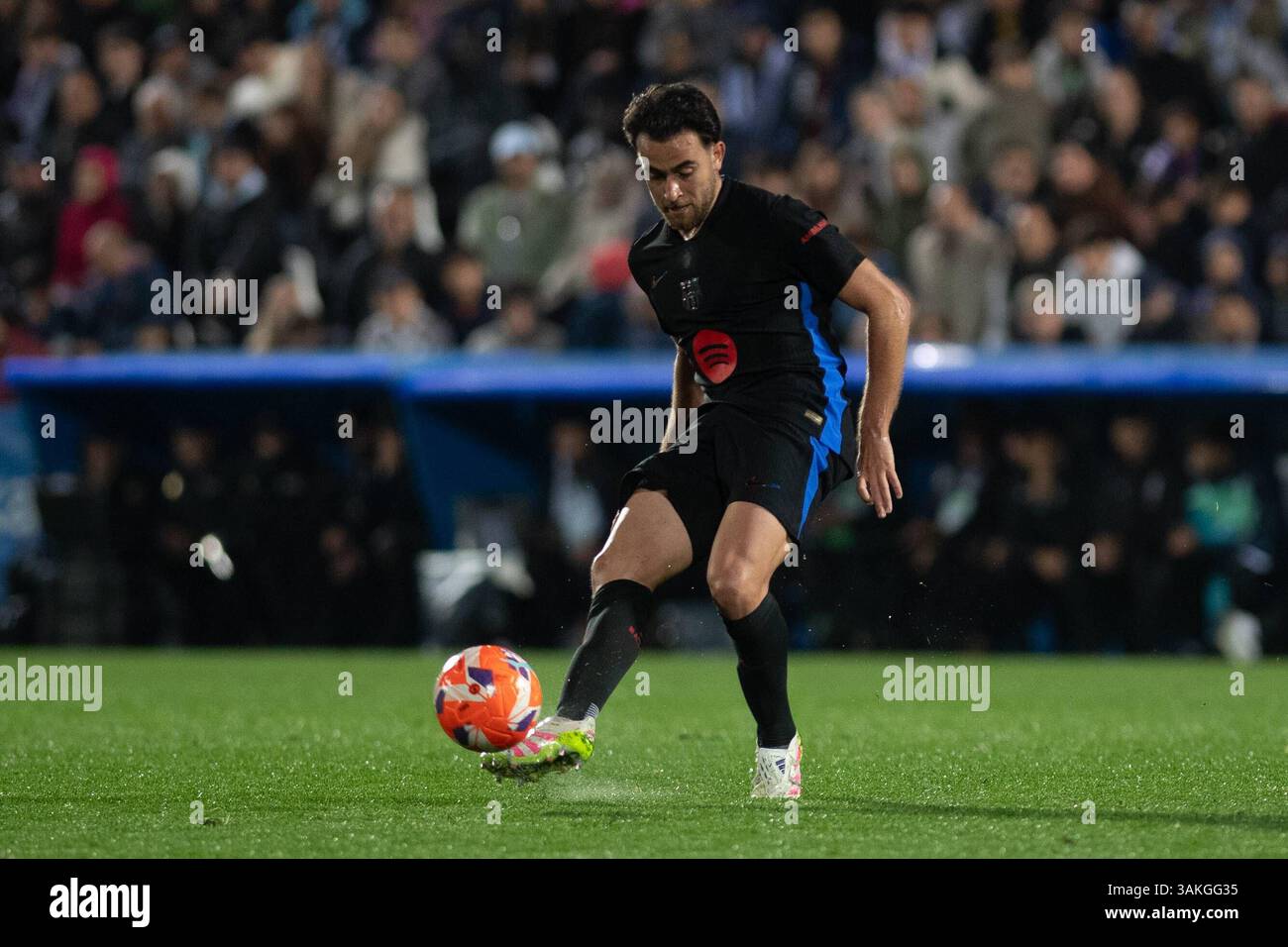 Spanish La Liga EA Sports soccer match Leganes vs FC Barcelona at ...