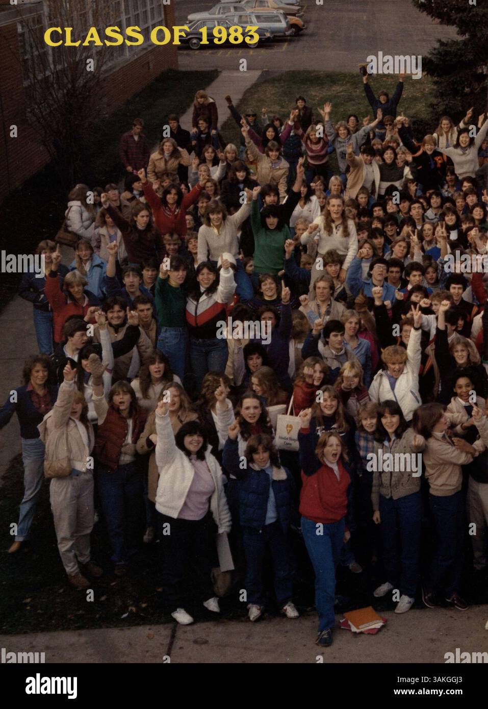 The 1983 St. Louis Park High School yearbook, 'Echowan,' captures the ...