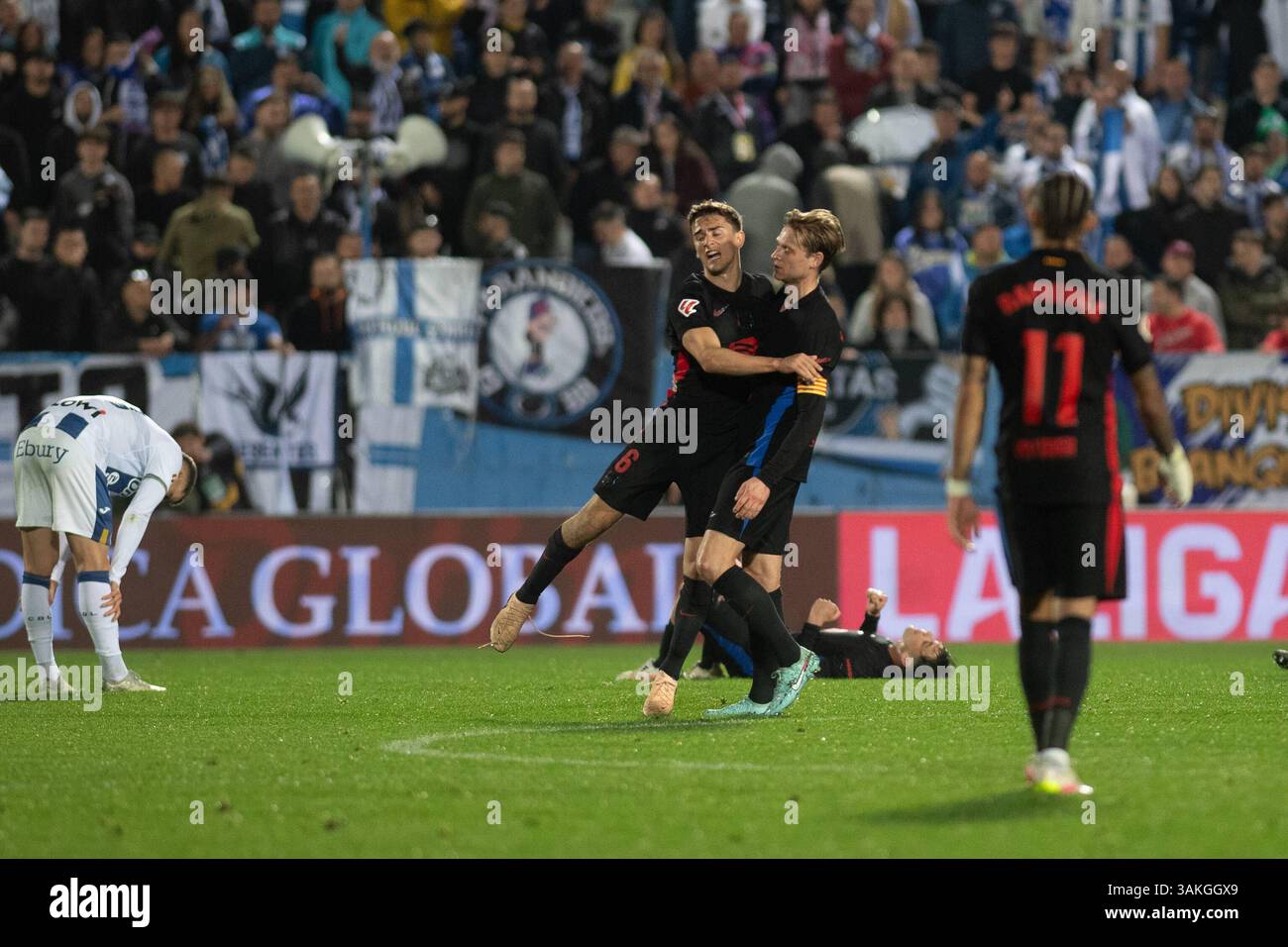 Spanish La Liga EA Sports soccer match Leganes vs FC Barcelona at ...