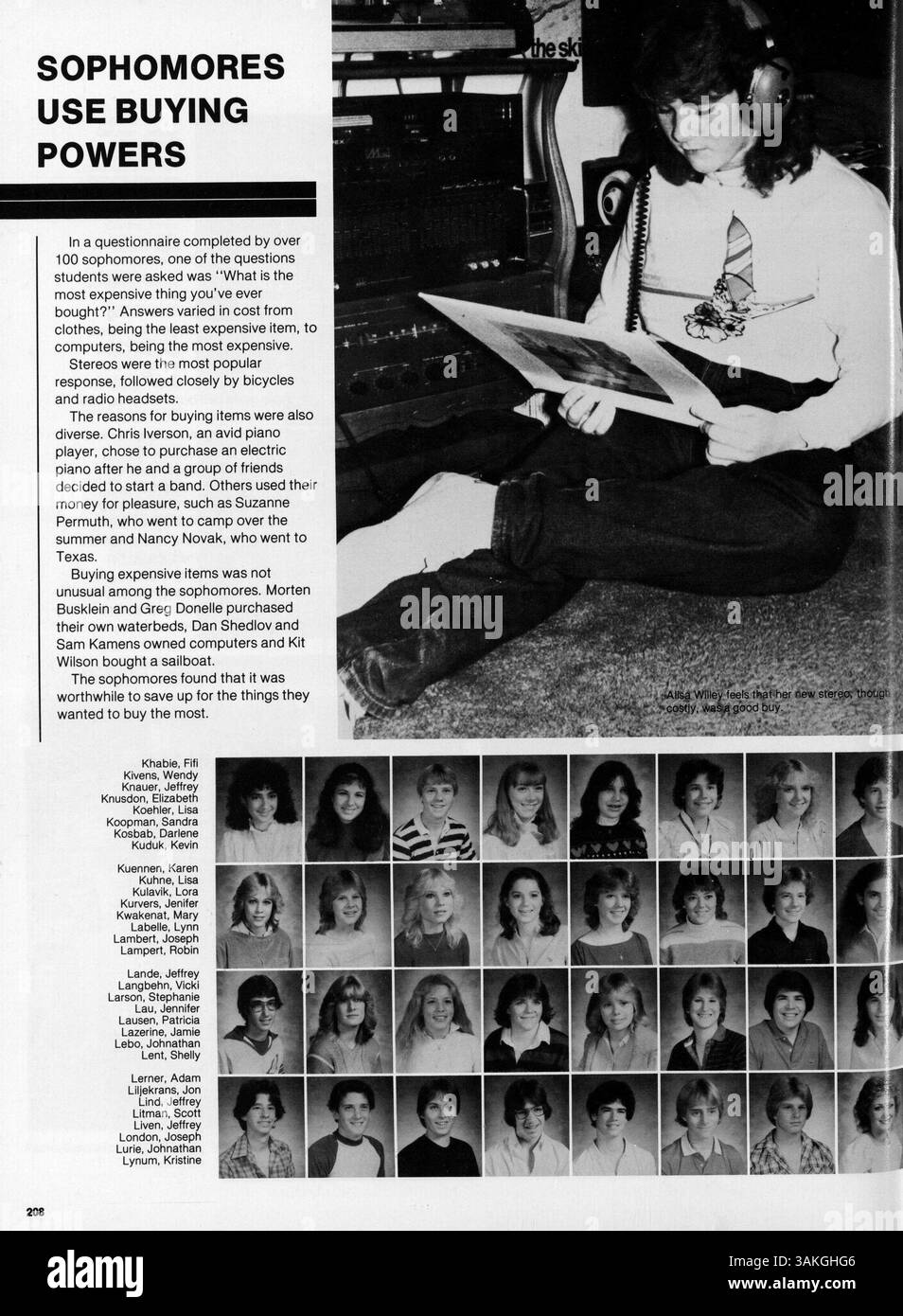 The 1983 Echowan yearbook captures key moments from the 1982-1983 ...