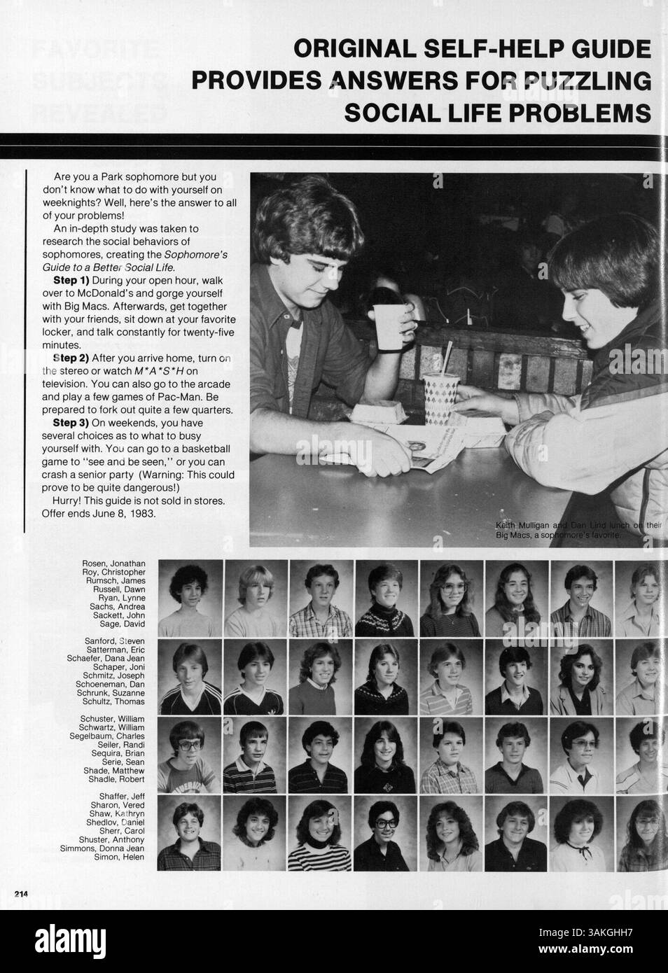 The 1983 'Echowan' yearbook offers a reflection of St. Louis Park High ...