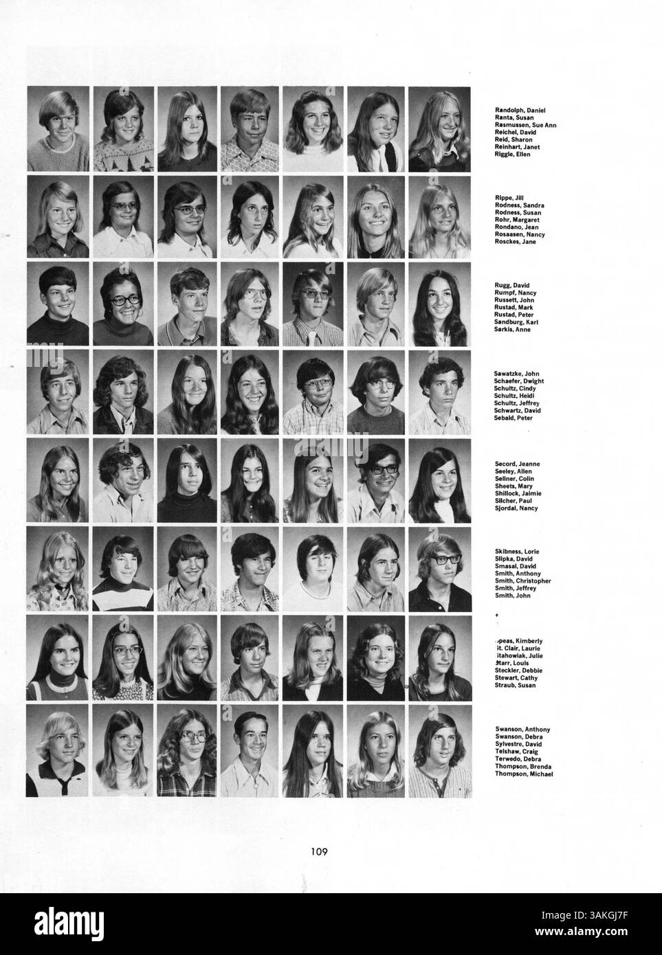 The 'Contrails '73' yearbook from Lindbergh High School documents the ...
