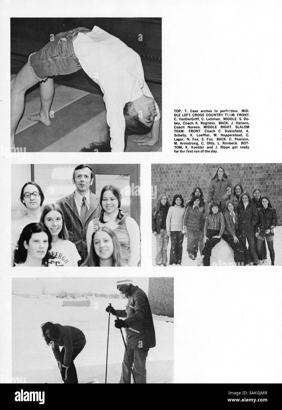 The 1973 'Contrails' yearbook from Lindbergh High School documents the ...