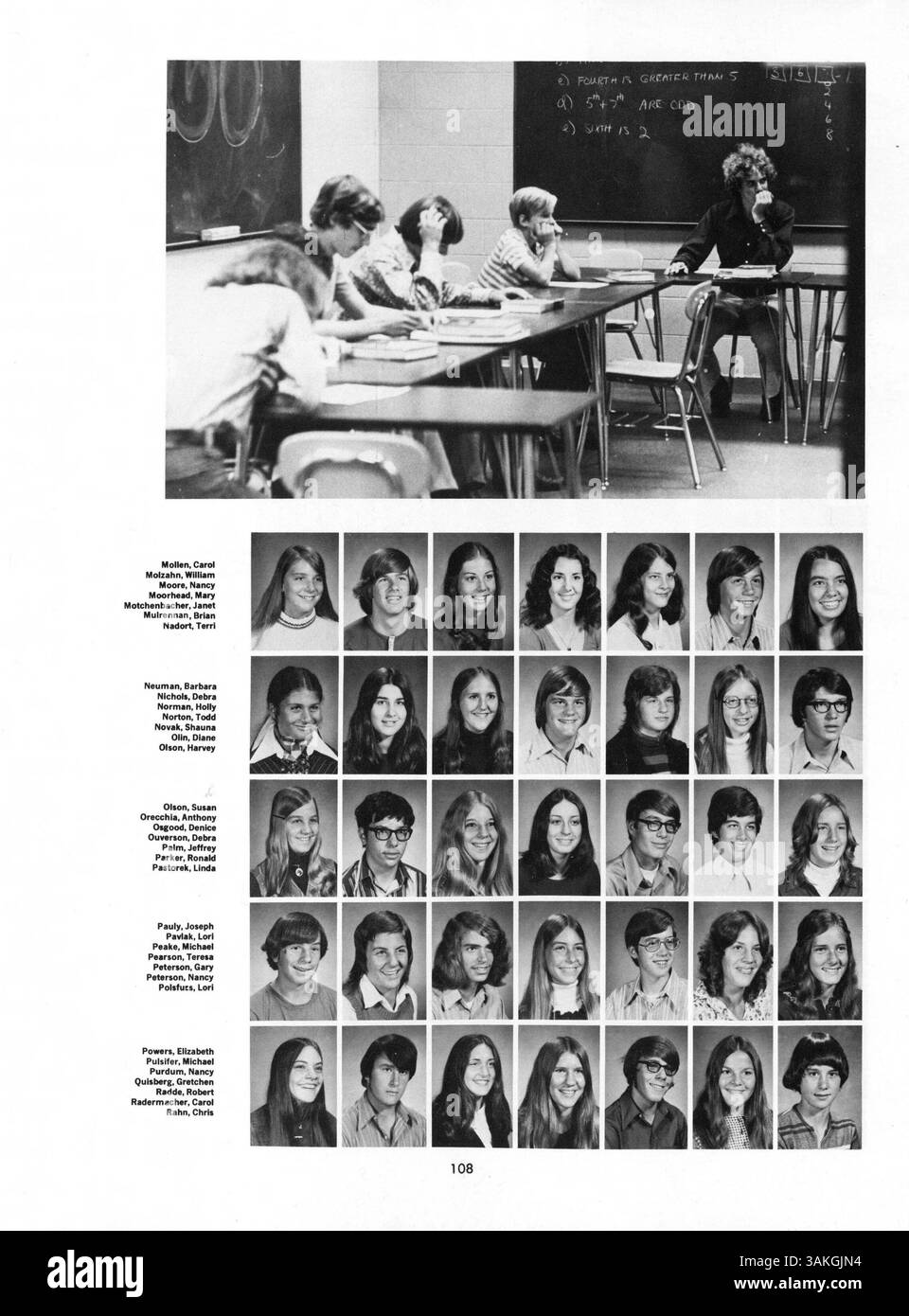 The 'Contrails 73' yearbook from Lindbergh High School documents the ...