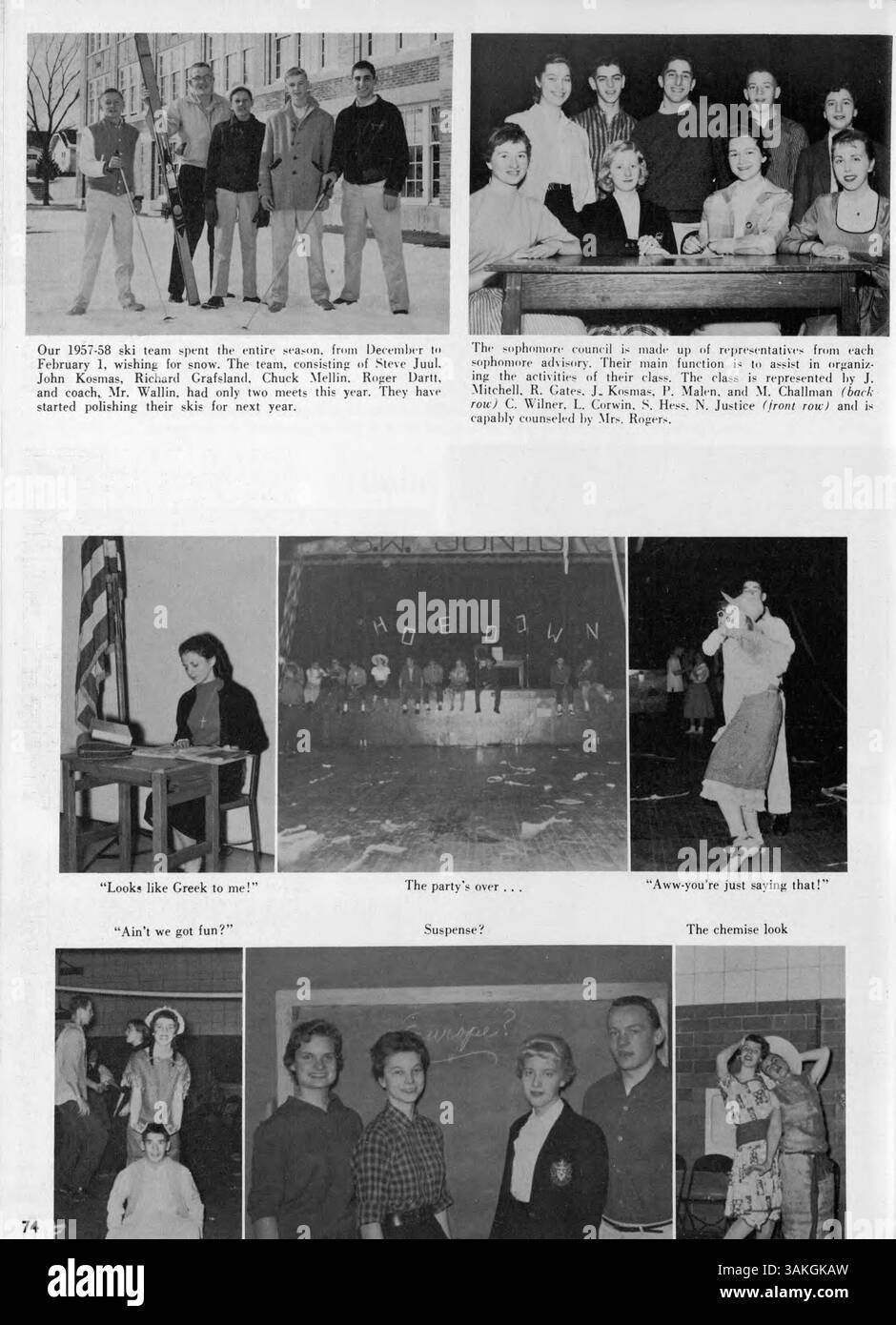The 1958 yearbook from Southwest High highlights the year's academic ...