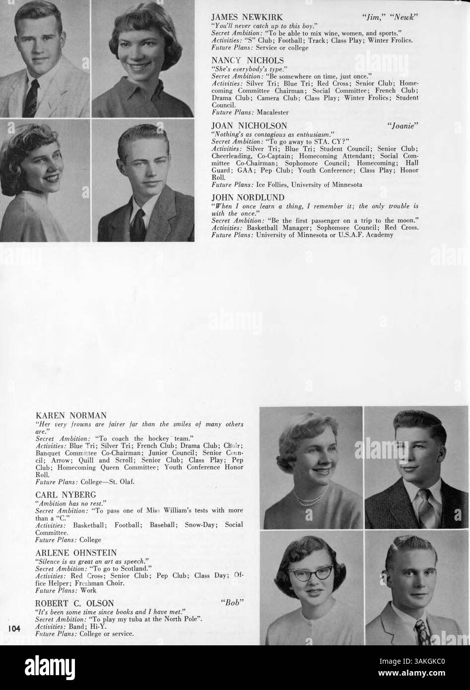 This 1958 yearbook from Southwest High School documents the school year ...