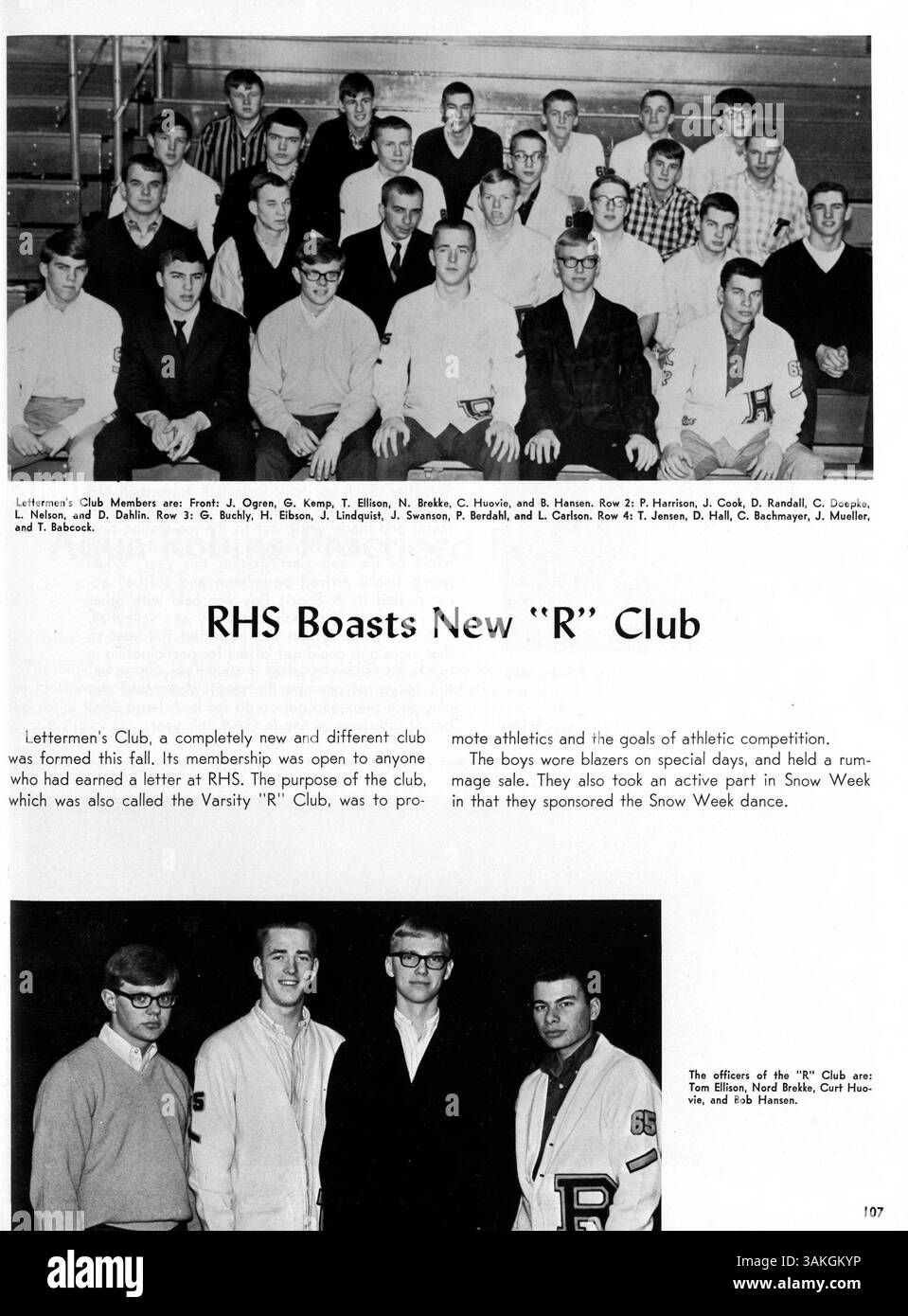 'The Robin' yearbook of 1965 from Robbinsdale High School highlights ...