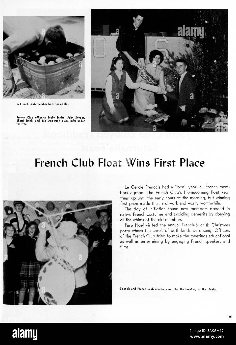 The 'Robin '65' yearbook from Robbinsdale High School documents the ...