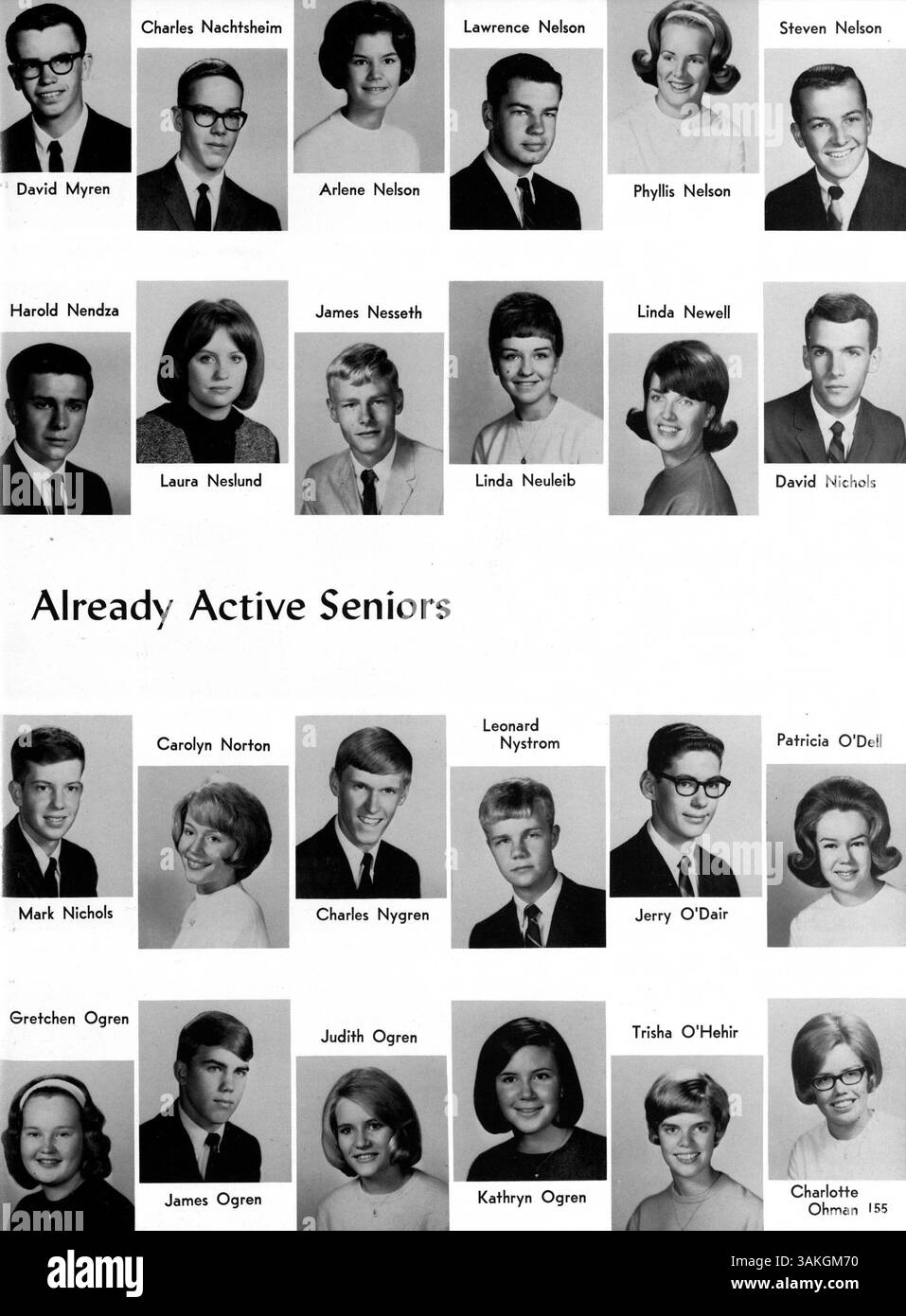 The Robbinsdale High School yearbook, The Robin '65, provides a ...
