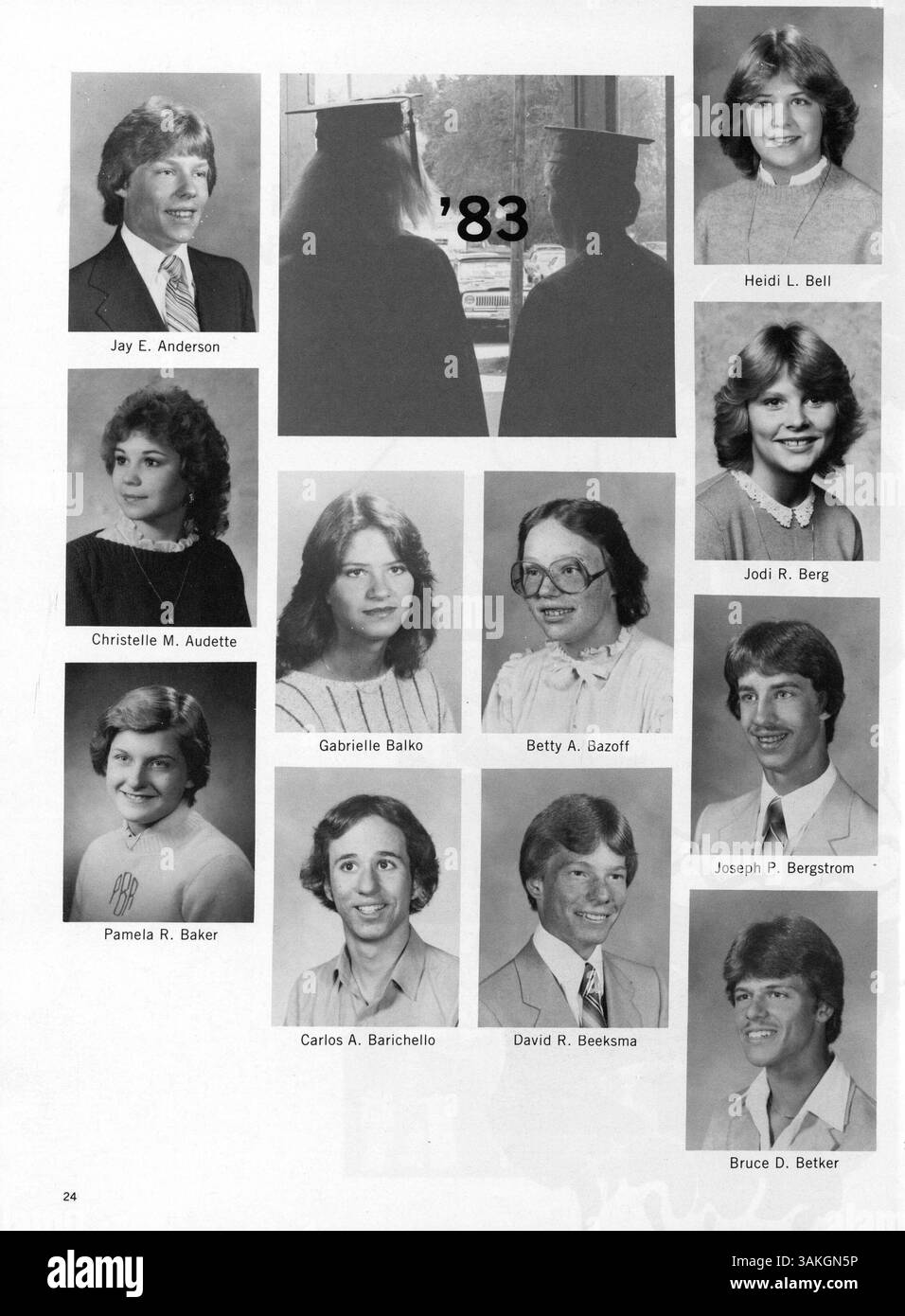 The '1983: A Year for Changes' edition of the Edison Yearbook captures ...