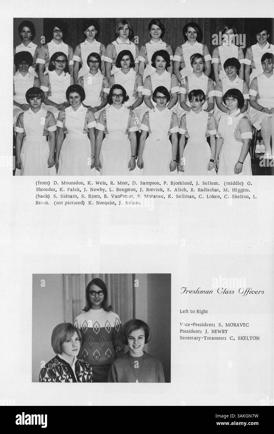 This yearbook from the 1967-1968 school year documents the students, teachers, and other events ...