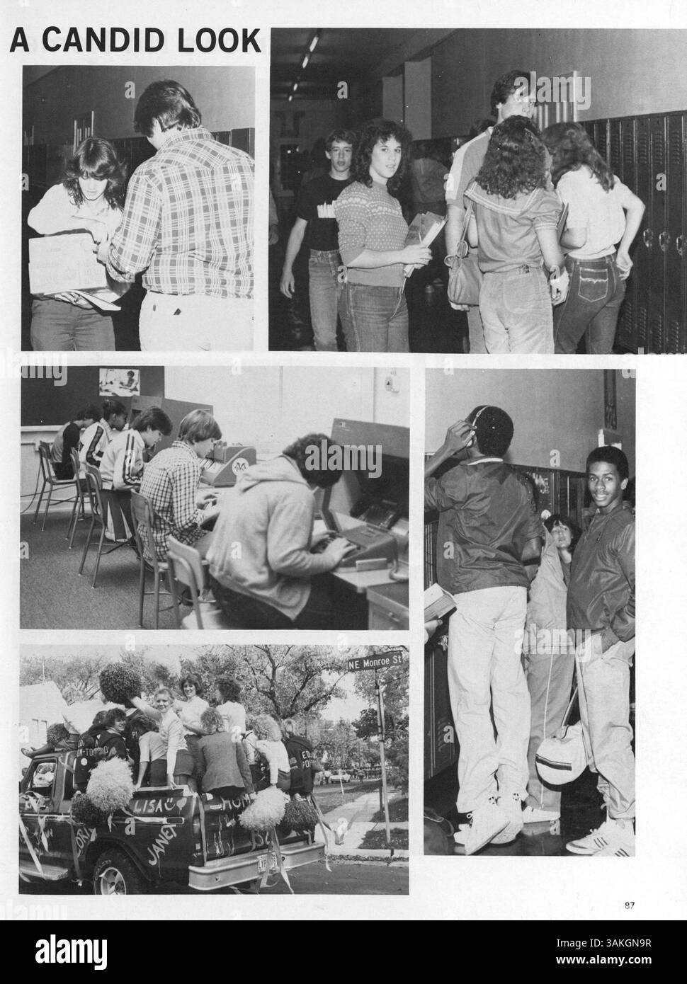 The 1983 Edison Yearbook highlights the student body, faculty ...