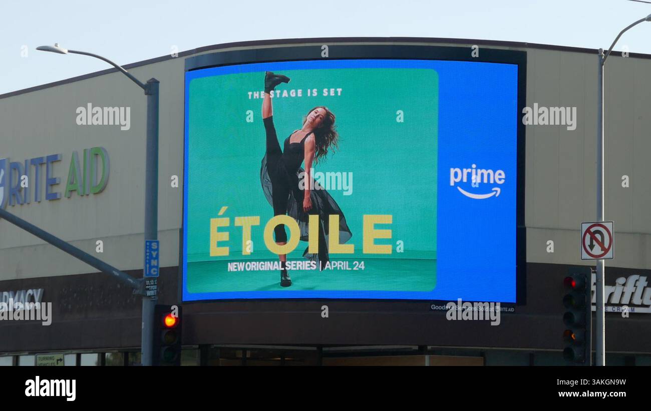 Los Angeles, California, USA 10th April 2025 Etoile Prime Billboard on ...