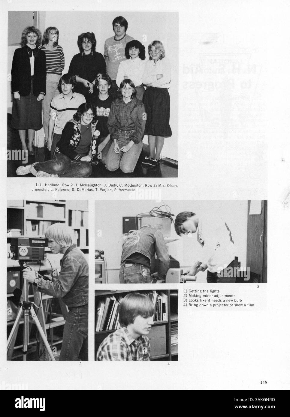 This yearbook, '1983: A Year for Changes,' from Edison High School ...