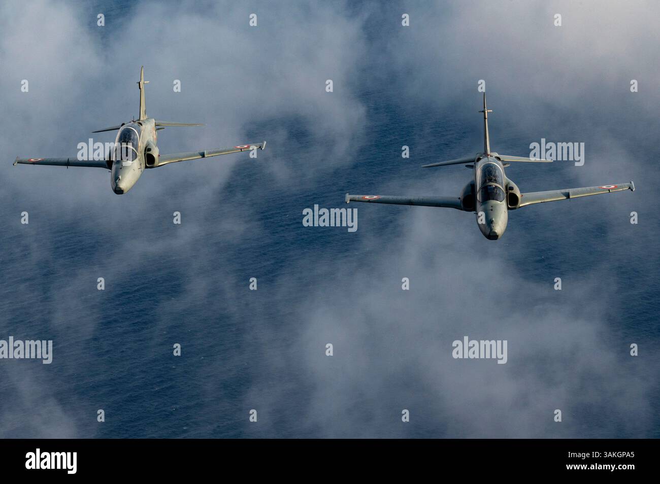 Bay of Bengal, India. 08 April, 2025. Two Indian Navy Hawk Mk-132 ...