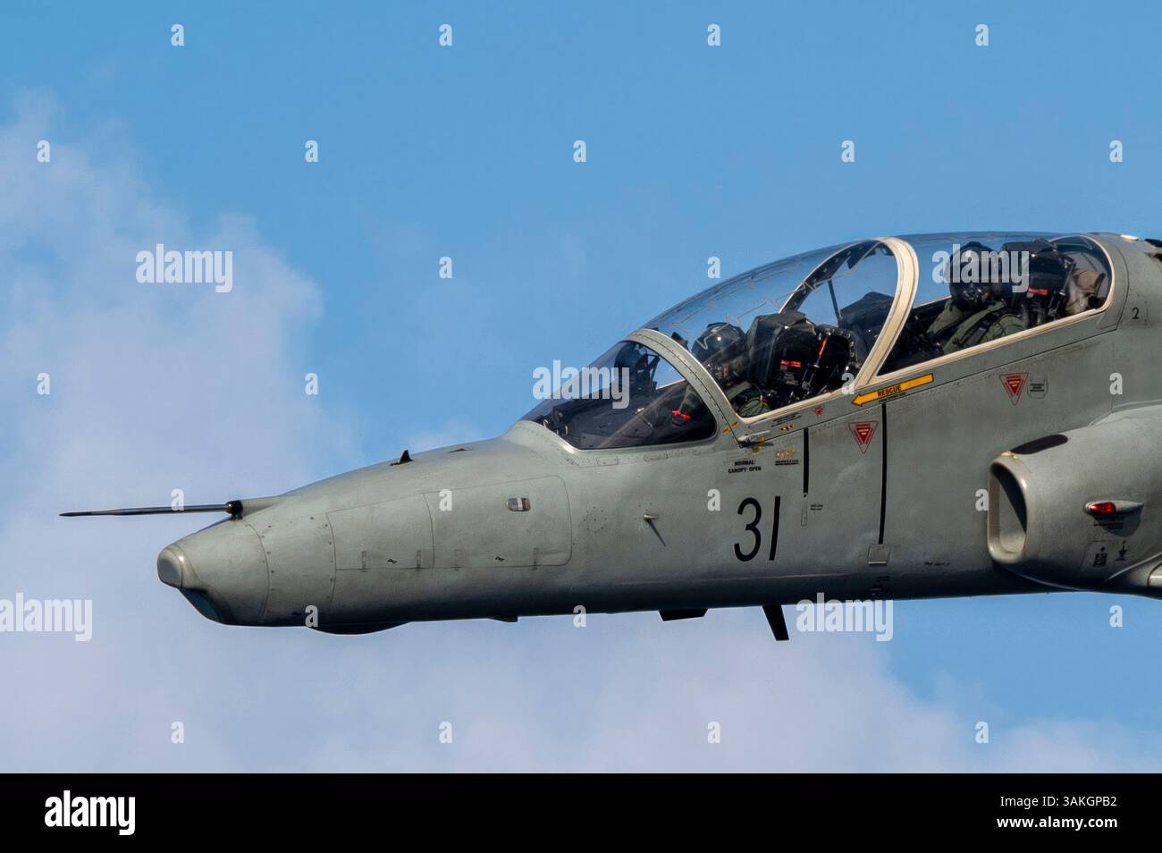 Bay of Bengal, India. 08 April, 2025. An Indian Navy tandem-seat Hawk ...