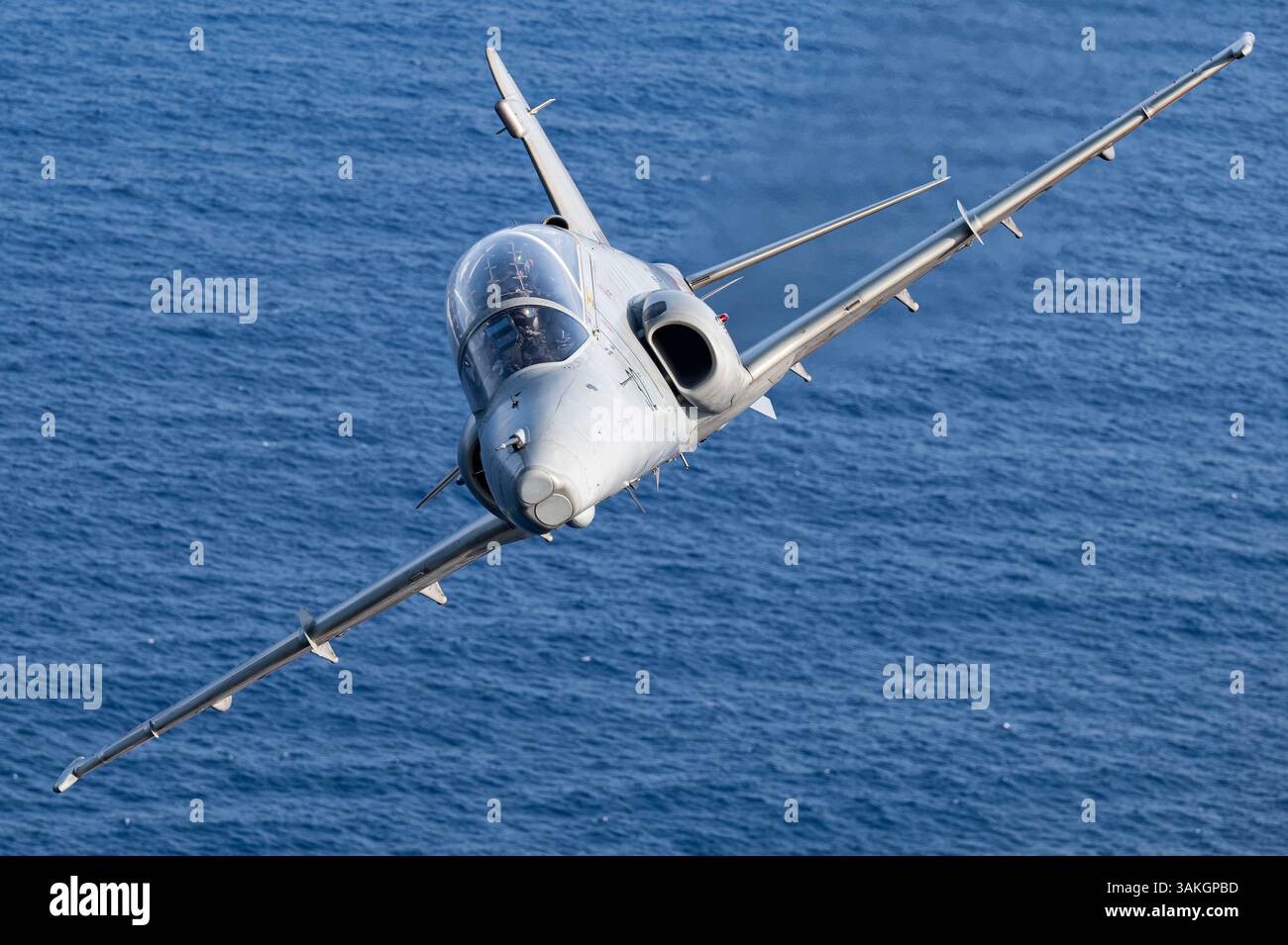 Bay of Bengal, India. 08 April, 2025. An Indian Navy Hawk Mk-132 ...