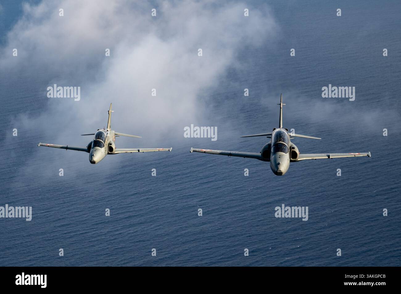 Bay of Bengal, India. 08 April, 2025. Two Indian Navy Hawk Mk-132 ...