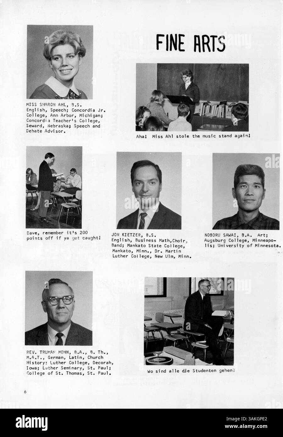 The 1968 Minneapolis Lutheran Yearbook, Aureole 1968, documents student ...