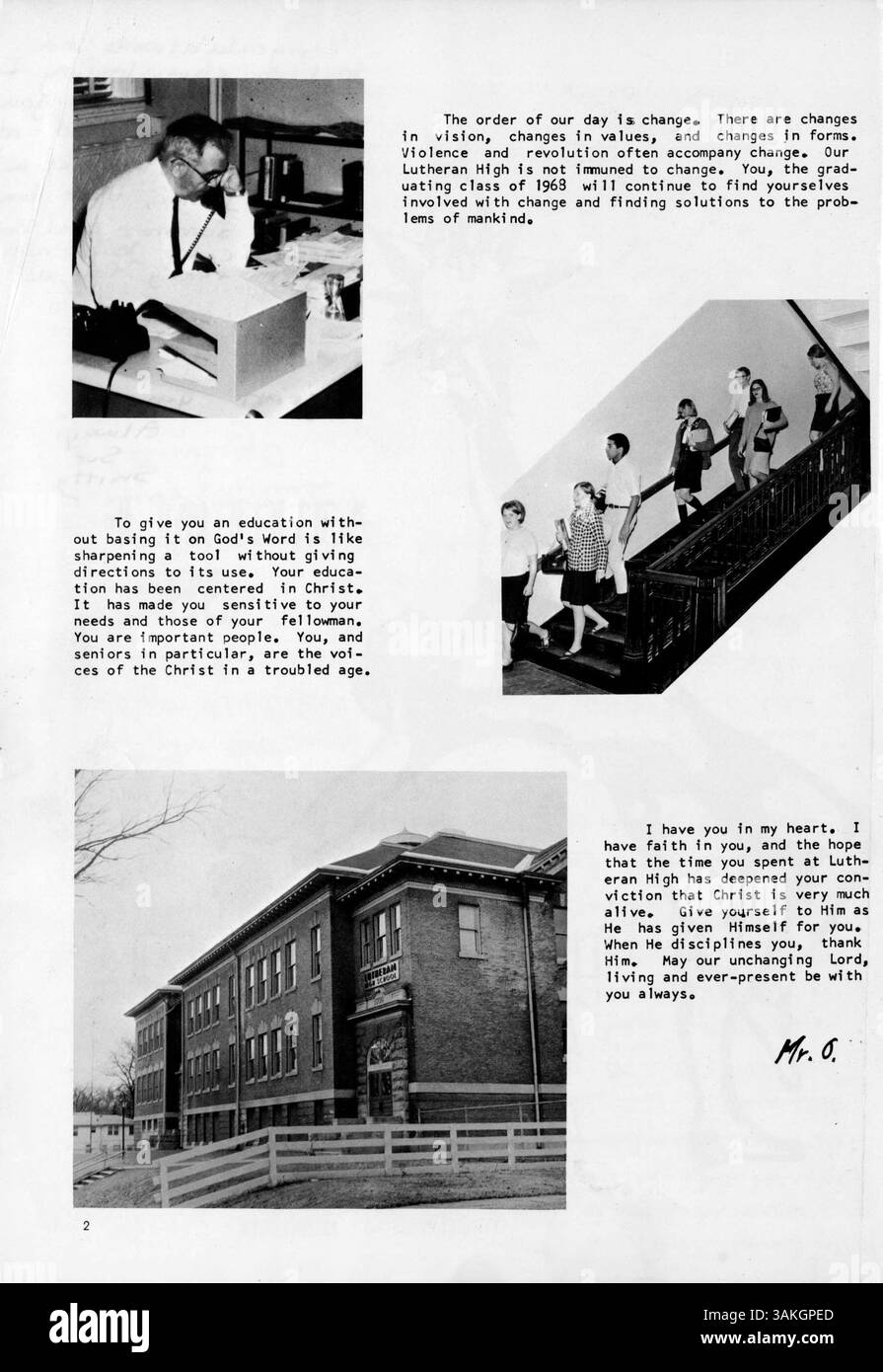 Aureole 1968, the Minneapolis Lutheran Yearbook, reflects on the 1967 ...