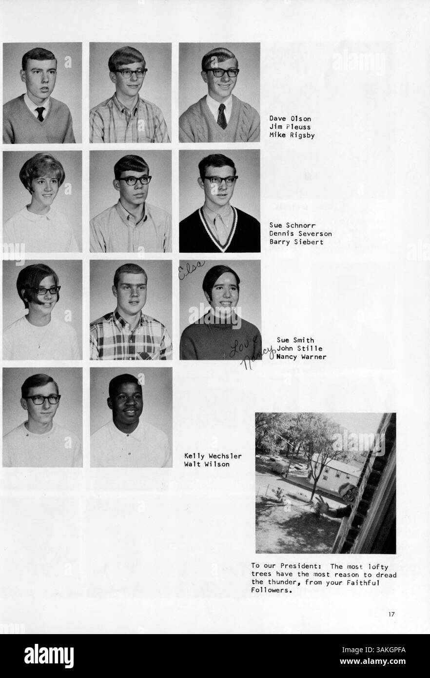 The Minneapolis Lutheran Yearbook 1968, known as Aureole, is a detailed ...