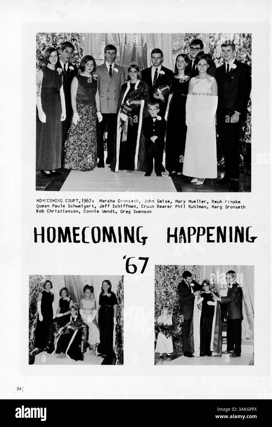 The 1968 'Aureole' yearbook of Minneapolis Lutheran High School ...