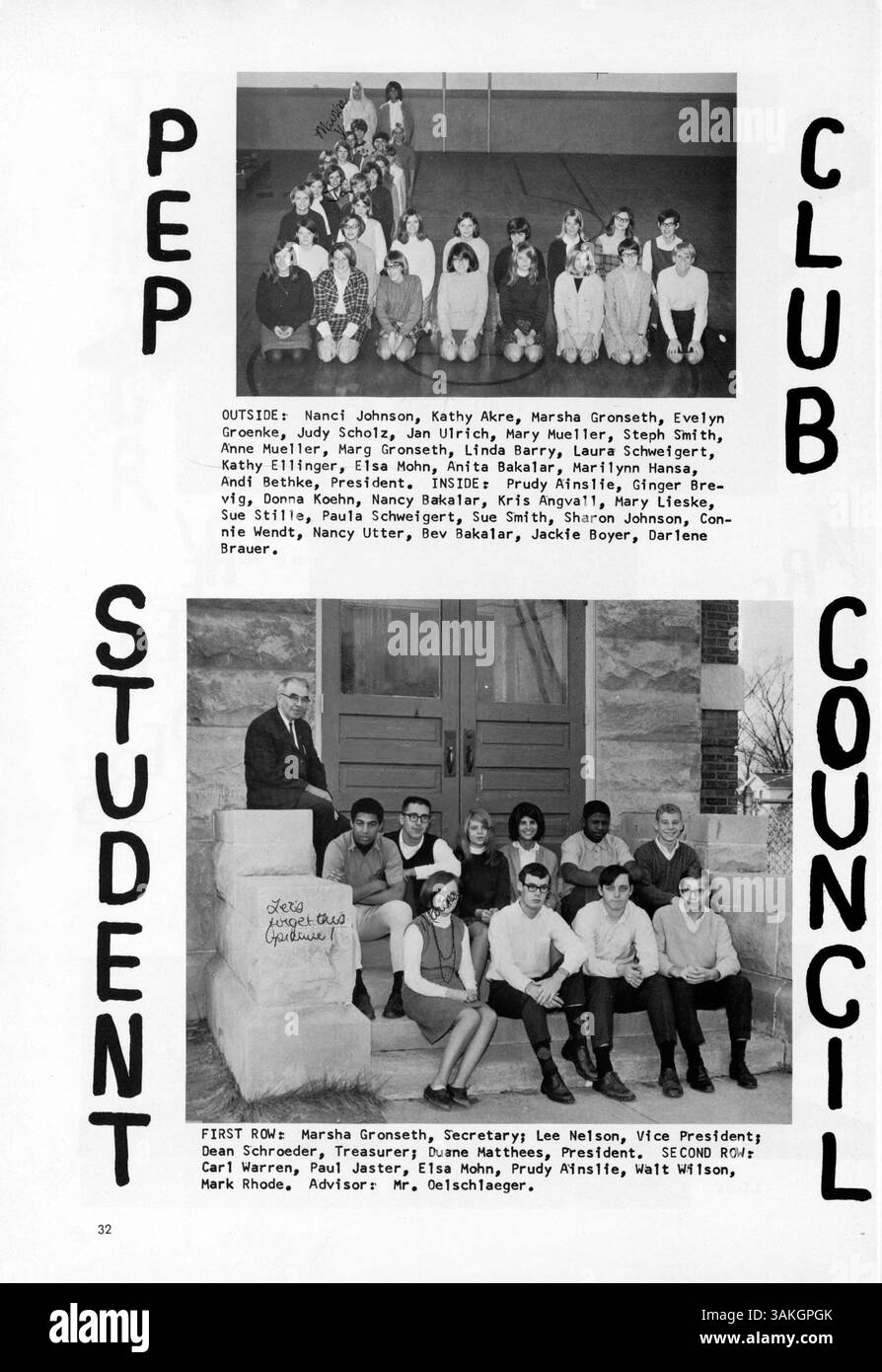 The 1968 Minneapolis Lutheran High School yearbook highlights key ...