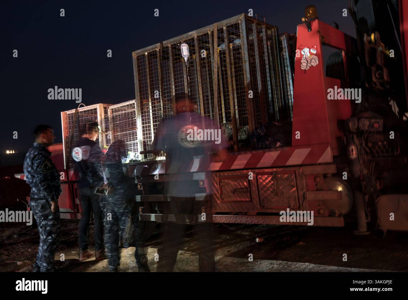 March 30, 2017 - Nineveh Province, Iraq - SIMBA and LULA inside of ...