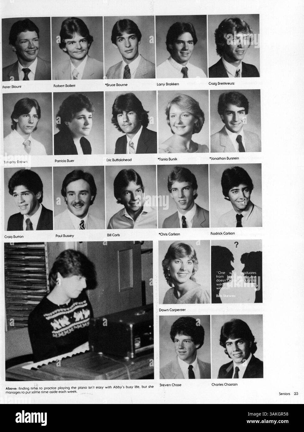The 1984 edition of St. Louis Park High School's Echowan yearbook ...