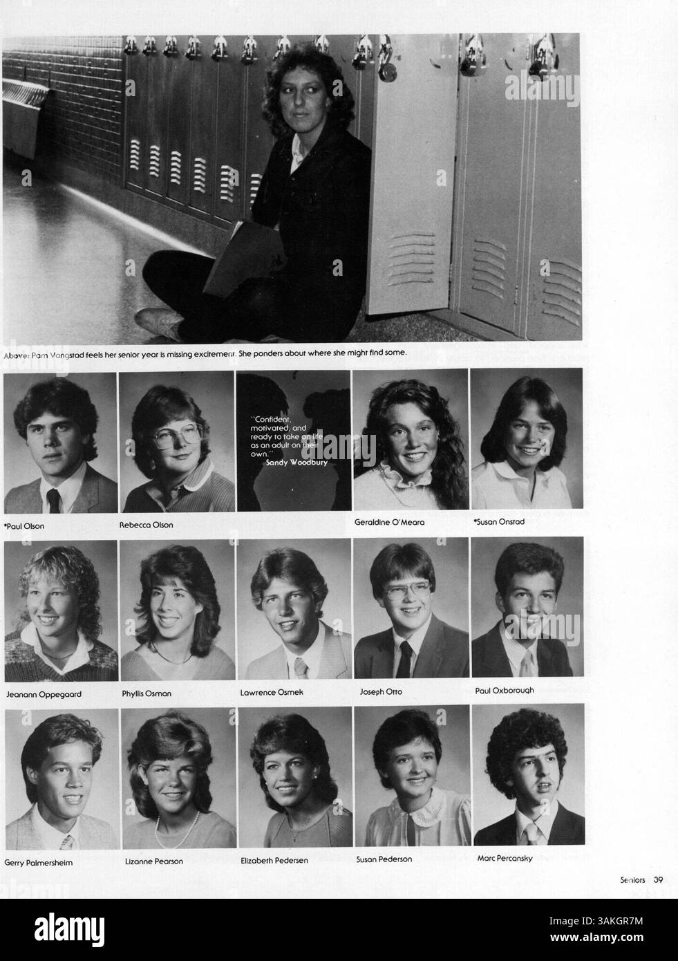 St. Louis Park High School Yearbook 1984, titled 'Echowan', documents ...