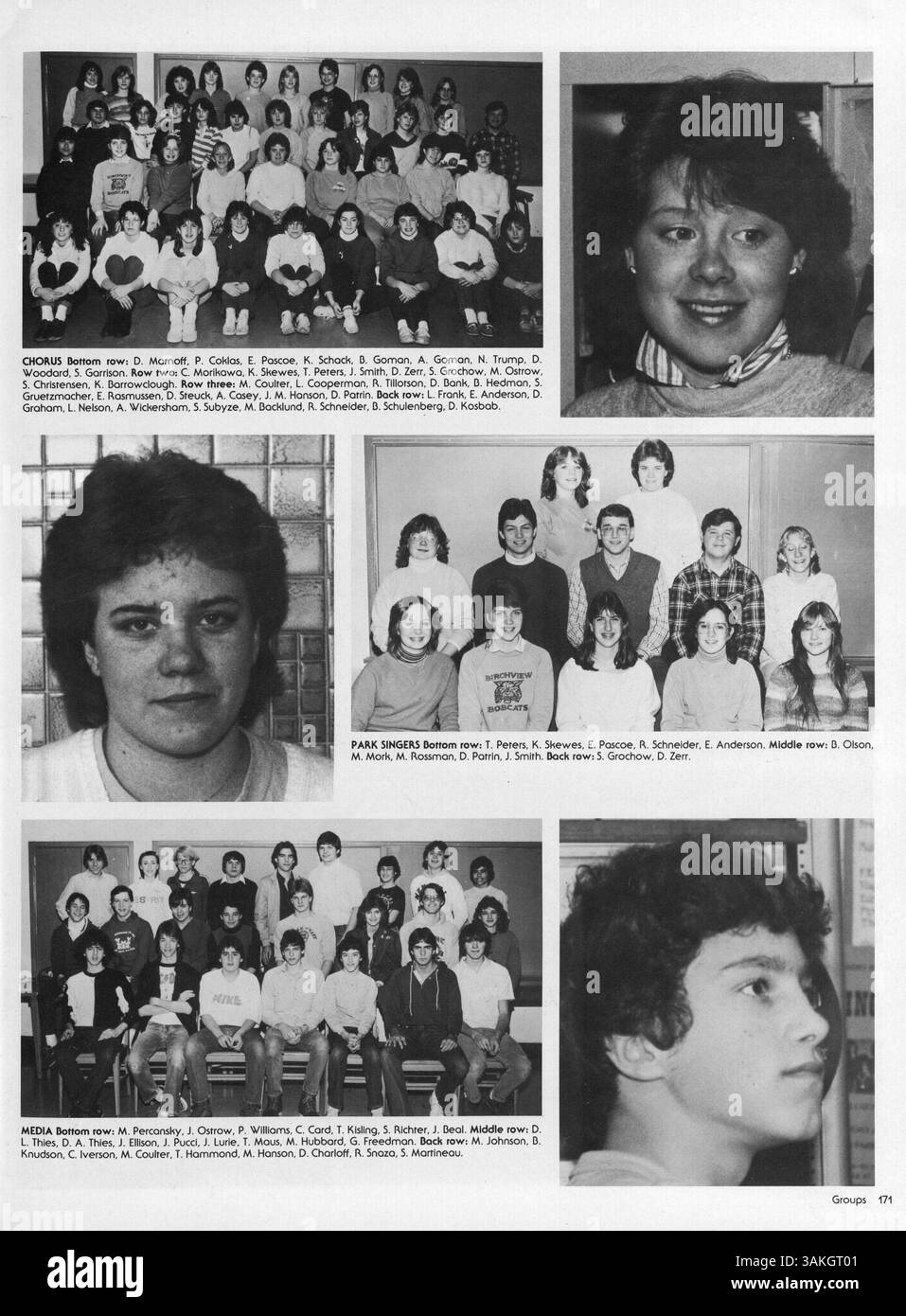 The 1984 Echowan yearbook commemorates student activities, athletics ...