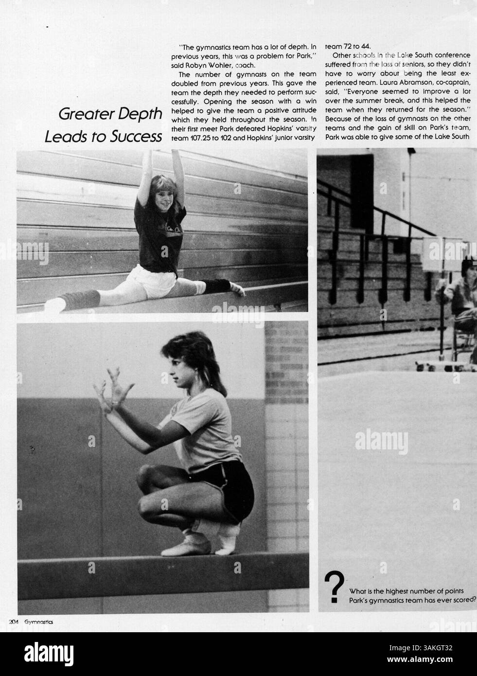 This 1984 edition of the Echowan Yearbook documents the 1983-1984 ...