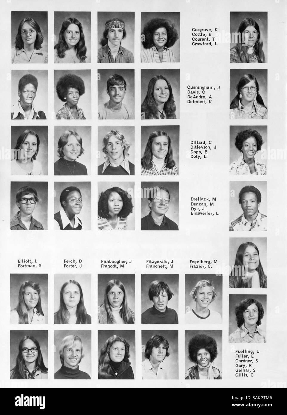 This 1976 Central High Yearbook documents the student body, faculty ...