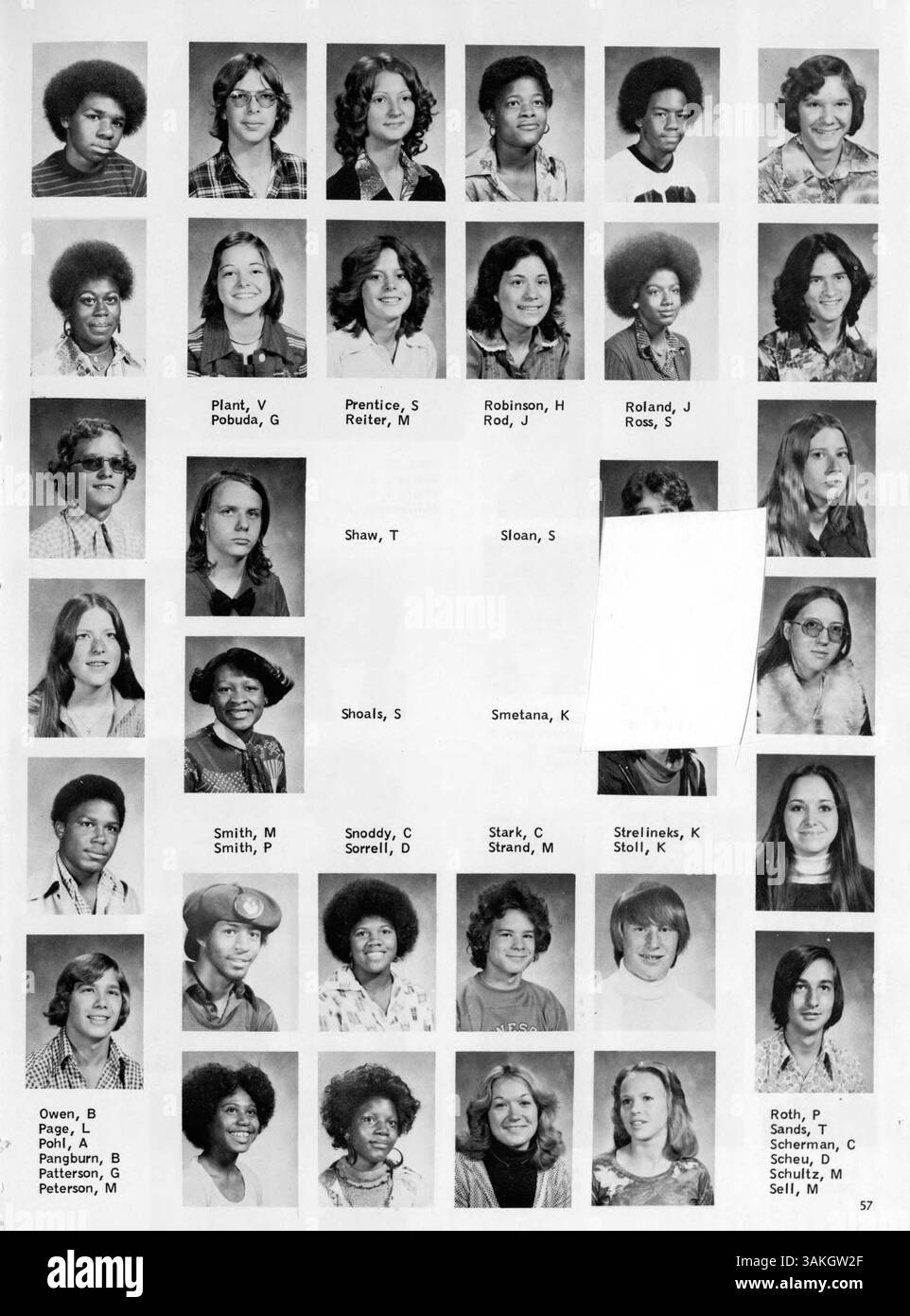 This yearbook from 1976 records the students, teachers, athletics ...