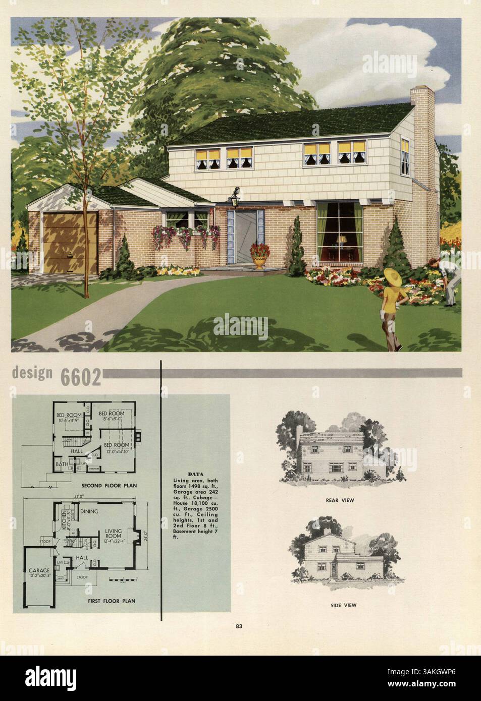This plan book offers a variety of house designs, with suggestions for ...