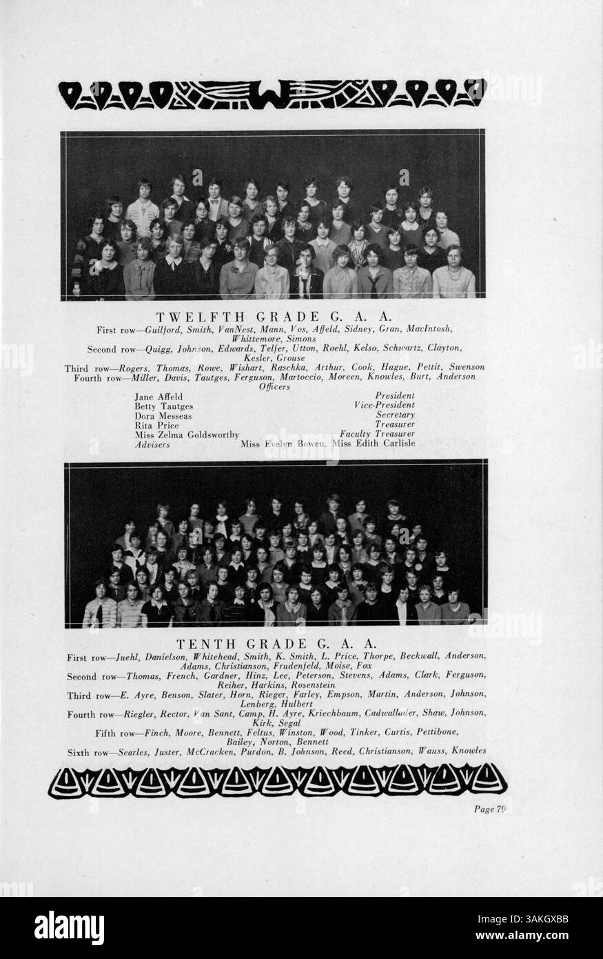 The Wahian Yearbook from 1928 provides a visual and written record of ...