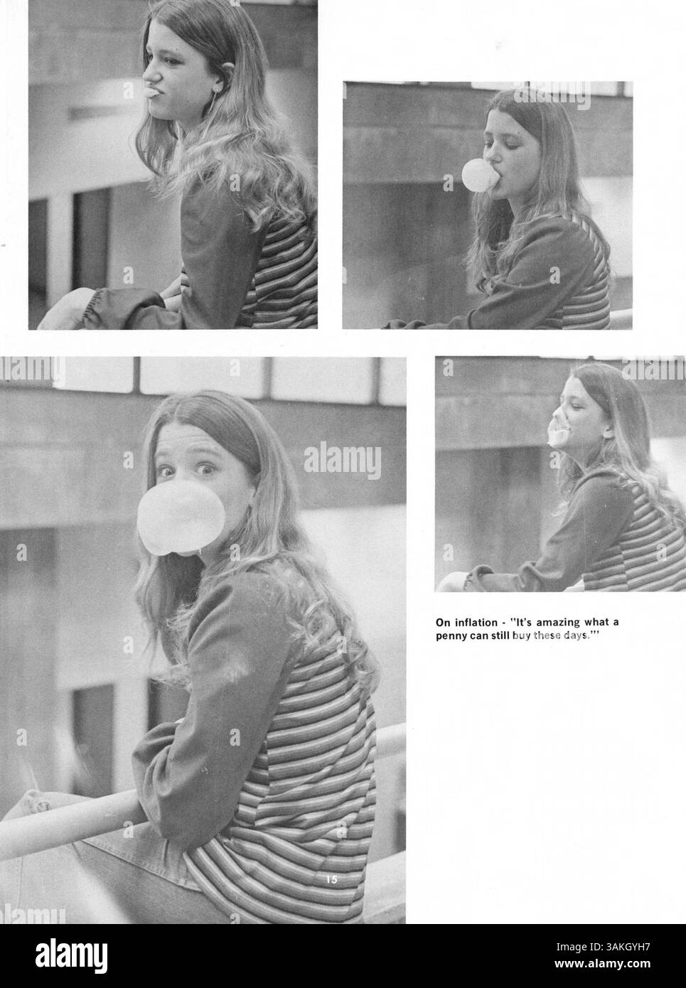 Contrails '73, the 1973 yearbook for Lindbergh High, details the ...