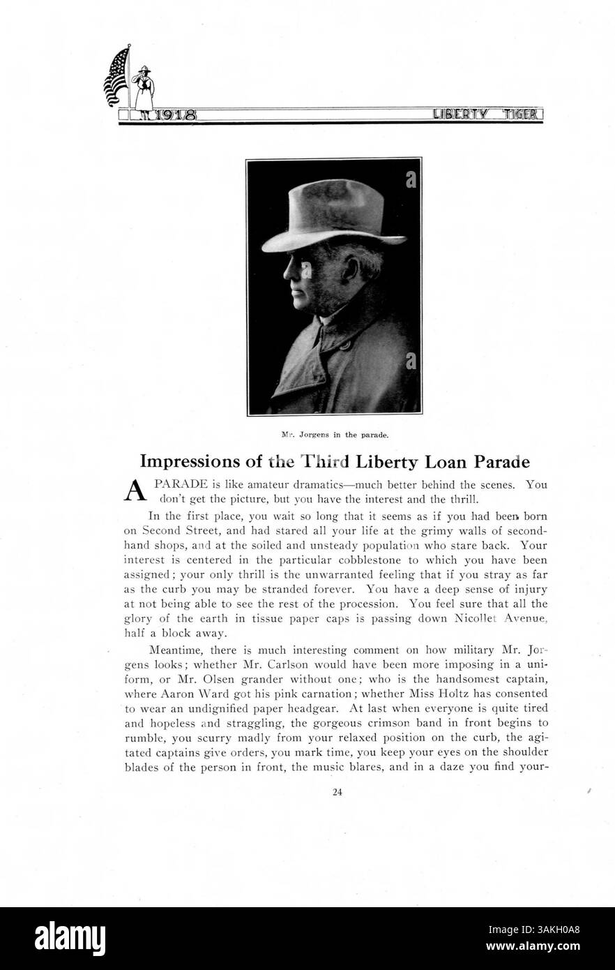 The Liberty Tiger yearbook from South High School in 1918 offers a ...