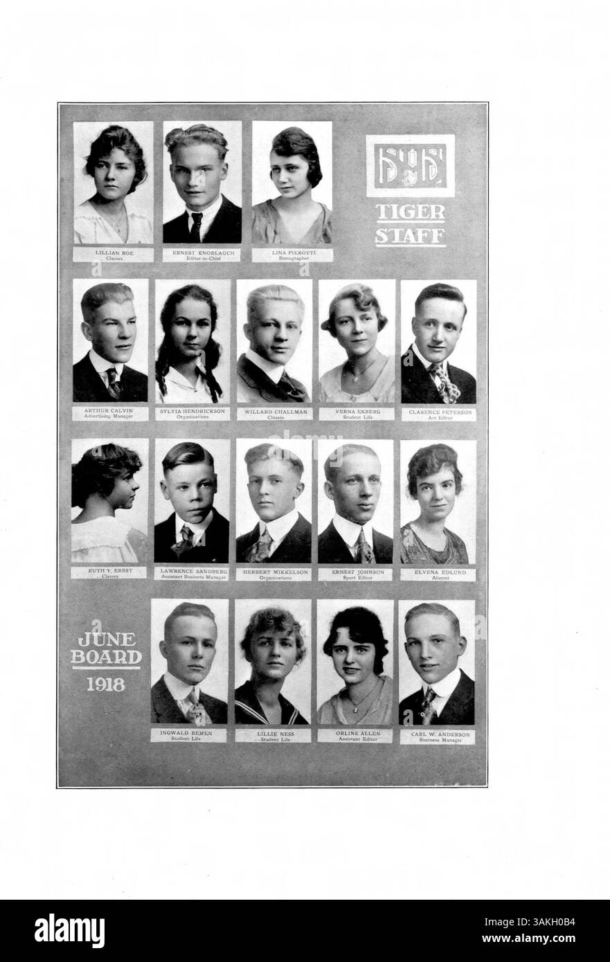 This edition of the 1918 Liberty Tiger yearbook from South High ...